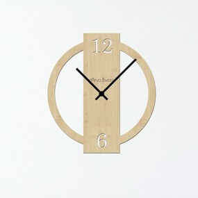 dřevo života Dřevěné nástěnné hodiny DESIGN Zvolte barvu dekoru: Javor, Zvolte velikost hodin (cm): 50x50
