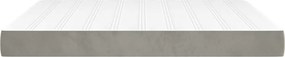 vidaXL Taštičková matrace 180 x 200 x 20 cm samet [347848] Barva: Tmavě šedá