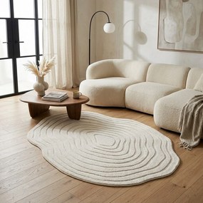 Krémový koberec 160x230 cm Pebble – ESTE