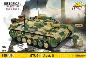 COBI Stavebnice StuG III Ausf. G / 2676 / 1:28 / 955 dílků / 1 figurka