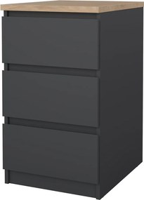 FALCO Komoda Simplicity 237 šedá/jackson hickory