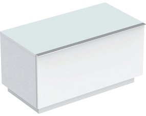 Geberit iCon - Boční skříňka 890x472 mm se zásuvkou, matná bílá 841090000