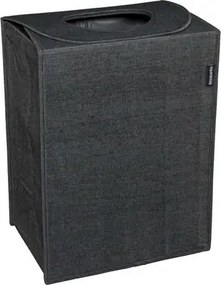 Brabantia Koš na prádlo skládací 55L černý / 54 x 29.5 x 40.5 cm