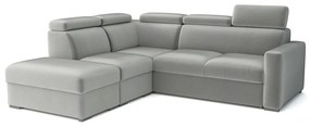Sedací souprava PEDRO L | 230x250 cm | rozkládací + 2x úložný prostor | polohovatelné záhlavníky | VÝBĚR TKANIN