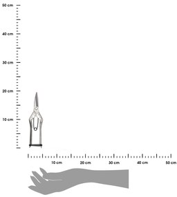 Zahradní nůžky Zak, stříbrná