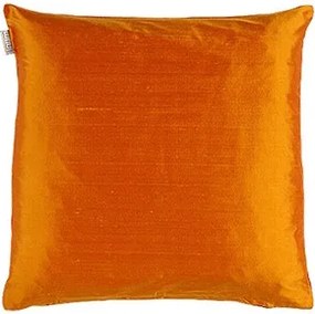 Linum Oranžový polštář Dupion Rozměr: 40 x 40 cm