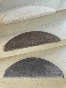 Vopi Nášlapy na schody Laguna šedá půlkruh, samolepící - 24x65 půlkruh (rozměr včetně ohybu)