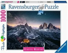 Ravensburger Dechberoucí hory Dolomitské věže Itálie / 1000 dílků / od