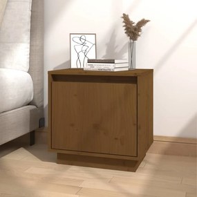 vidaXL Noční stolek 40 x 30 x 40 cm masivní borové dřevo [813313] Barva: medová hnědá