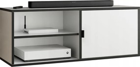 TV skříňka LUNO 2 otevřená TV skříňka bílý