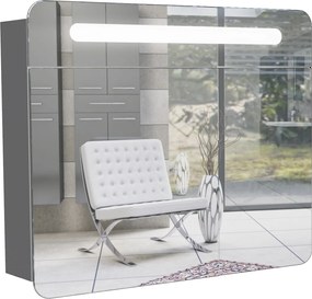 Intedoor PIR ZS 100 LED zrcadlová skříňka s integrovaným LED osvětlením Barva: A3416 Bílá Mat