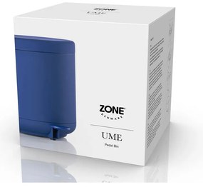 Modrý pedálový plastový odpadkový koš 4 l Ume – Zone