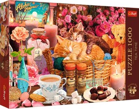 TREFL PUZZLE PREMIUM Čas na čaj Všechno hezké 68x48cm 1000 dílků tr10802