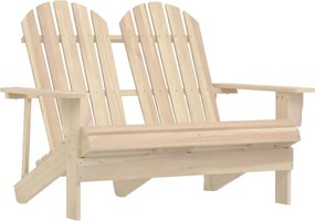 2místná zahradní židle Adirondack masivní jedlové dřevo 315902