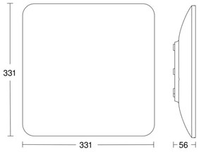 Steinel 067519 - LED Stropní svítidlo se senzorem RS PRO S30 Q SC 26W/230V 4000K