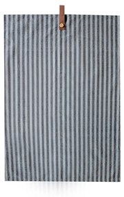 Kuchyňská utěrka Kvarnasen Grey Stripe 50x70 cm Storefactory Scandinavia
