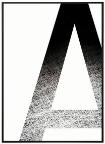 Typography A - 50x70 cm Obraz