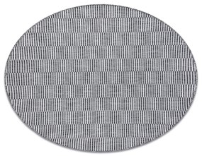 Koberce Łuszczów Kulatý koberec SIZAL LOFT 21198 BOHO slonová kost, stříbrný, šedá kruh 120 cm