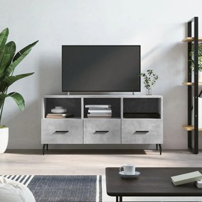 TV skříňka betonově šedá 102 x 36 x 50 cm kompozitní dřevo
