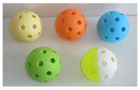 Florbalový míček TRIX IFF barevný - modrá
