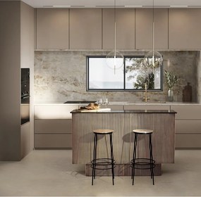 Kuchyňský ostrůvek s deskou z mangového dřeva 40x160 cm Virat – Bizzotto