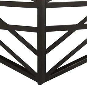 Konferenční stolek 68 x 68 x 35 cm masivní recyklované dřevo 330075