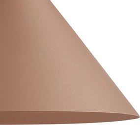 Nástěnné svítidlo Capital, 1x kovové stínítko v barvě růžové zlato, (fi 21cm), rg