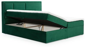 Kontinentální postel 180 cm Menera (zelená). 1025425