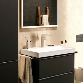 Hansgrohe Tecturis E, páková umyvadlová baterie 150 Fine CoolStart EcoSmart+ s odtokovou garniturou Push-Open, chromová, HAN-73040000