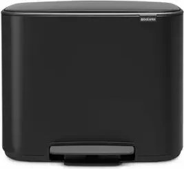 Brabantia Bo Pedálový odpadkový koš 36 L černá / 54 x 44 x 36.3 cm