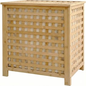 Koš na prádlo Ronthy – přírodní