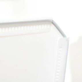 HOMCOM Botník Úložný box s 12 kostkami DIY zásuvný regál s dvířky Plastová ocel Černá+bílá 125 x 32 x 125 cm | Aosom
