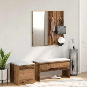Nábytek do předsíně staré dřevo kompozitní dřevo 3329171