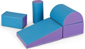 Costway 5 ks. Schaumstoffbausteine Riesenbausteine zum Toben a Klettern