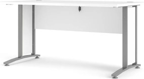 FALCO Psací stůl Office 80400/71 bílá/silver grey
