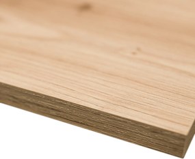 Potravinová skříňka s policemi, dub artisan, univerální, LANGEN D60R