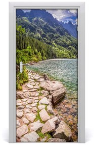 Fototapeta na dveře samolepící Mořeské oko Tatry 85x205 cm