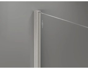 Mexen, Mexen Kioto-X sprchová stěna 50 x 200 cm, průhledná 10 mm, broušený nikl - 800-050-101-97-00-X