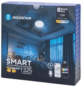 Aigostar - LED Koupelnové stropní svítidlo LED/12W/230V 3000-6500K IP44 + DO