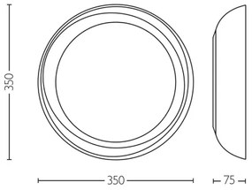 Philips - LED Stmívatelné stropní svítidlo FLETA LED/10W/230V 4000K bílá