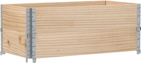 Zahradní truhlík 100 x 50 cm masivní borové dřevo 3295391