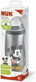 NUK Láhev na pití 450 ml Mickey Mouse šedá