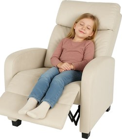 Relaxační křeslo René rozkládací béžové
