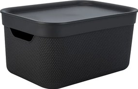 Plastový úložný box s víkem Deco - Rotho