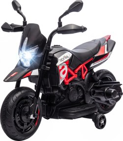 AIYAPLAY dětská elektrická motorka Aprilia 6 V, červená