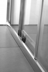 Olsen Spa Sprchové dveře do niky SMART - SELVA BARVA rámu - Chrom/Leštěný hliník (ALU), Rozměr A - 120 cm, Směr zavírání - Univerzální Levé / Pravé, Výplň - Čiré bezpečnostní sklo - 4 / 6 mm OLBSEL12CCBV