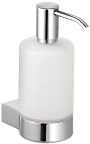Keuco Plan - Dávkovač mýdla s držákem, 250 ml, matné sklo/chrom 14953019000