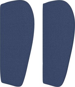 Čelo postele typu ušák modré 183x23x78/88 cm textil 3117304