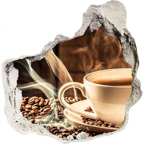 Wallmuralia Samolepící nálepka Aromatická káva 75x75 cm