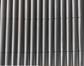 Zahradní zástěna, černá, 300x100 cm, ABEO
